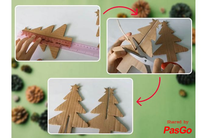 Cách làm cây thông Noel bằng giấy bìa carton CHI TIẾT nhất Giáng Sinh 2023